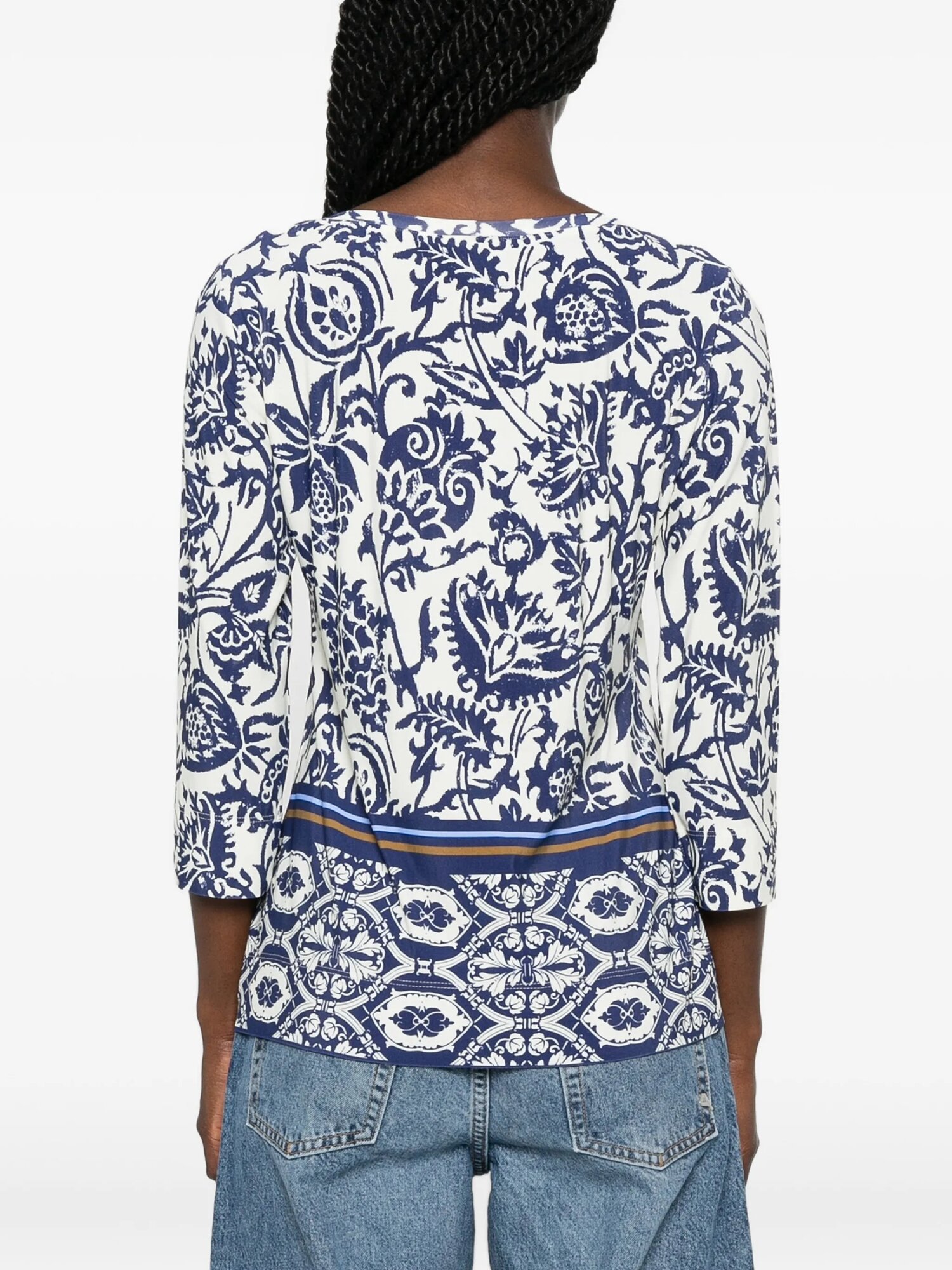 Топ Clips Floral-print top, размер 46 — фото 1