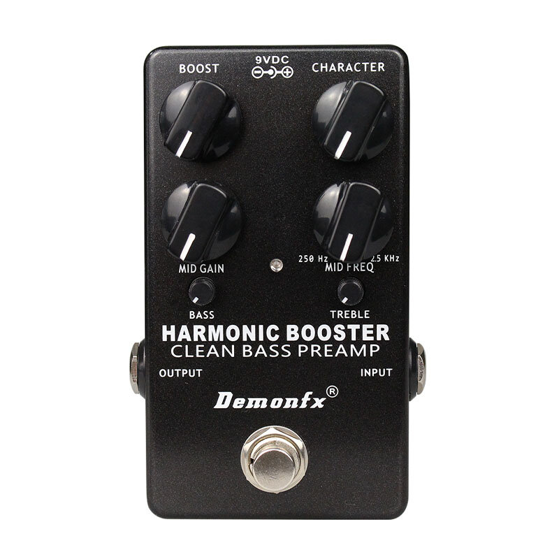 Педаль эффектов DemonFX Harmonic Booster Clean Bass Preamp