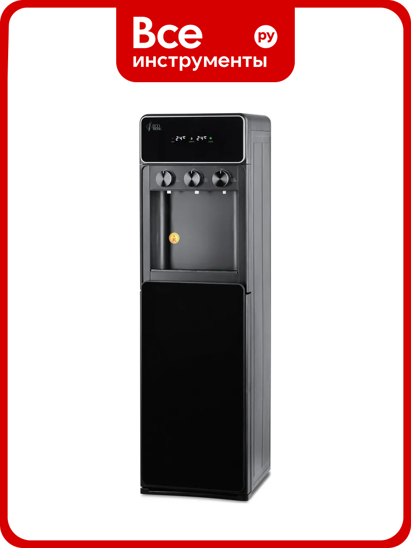 Напольный кулер ECOTRONIC K42-LXEM Black с нижней загрузкой электронный 12561