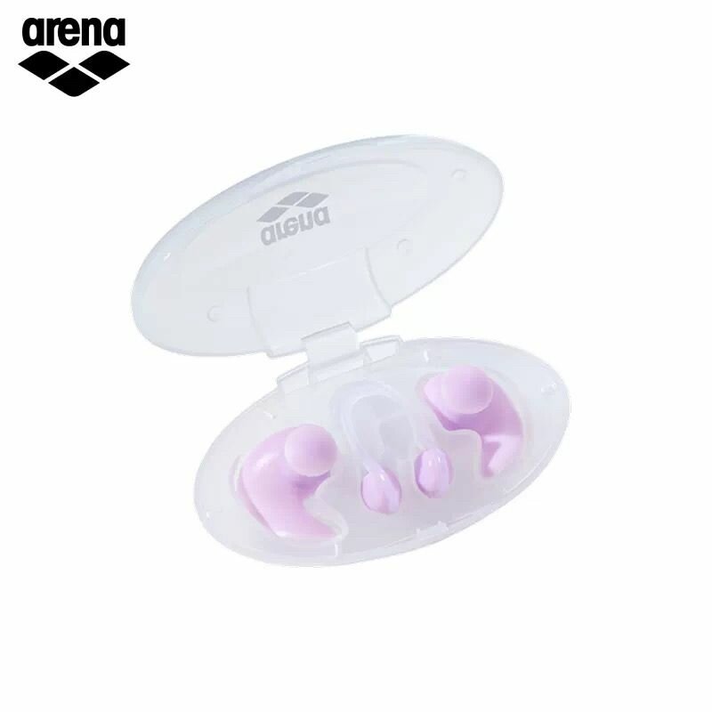 Arena Набор берушей и зажима для носа, гипоаллергенный силикон.