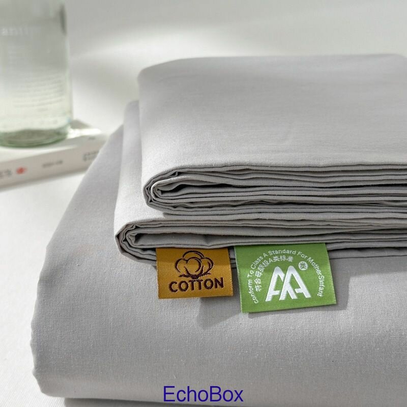Комплект постельного белья EchoBox, из хлопка, серого цвета, AA-класс, для детей, для дома, для сна