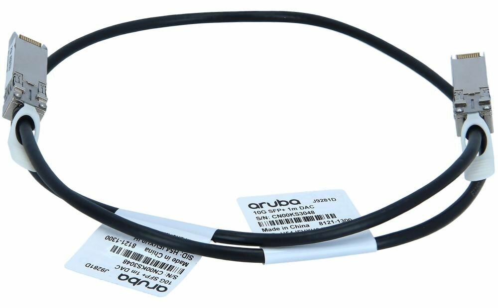 Трансивер Aruba J9281D 10G SFP+ to SFP+ 1m DAC Cable