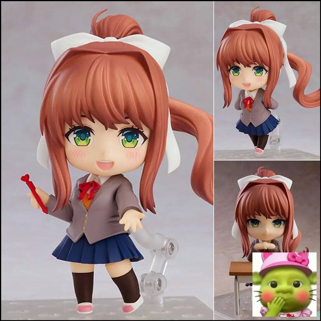 Фигурка Доки Доки Литературный Клуб Моника / Doki Doki Literature Club Monika Нендороид (10см) 1817
