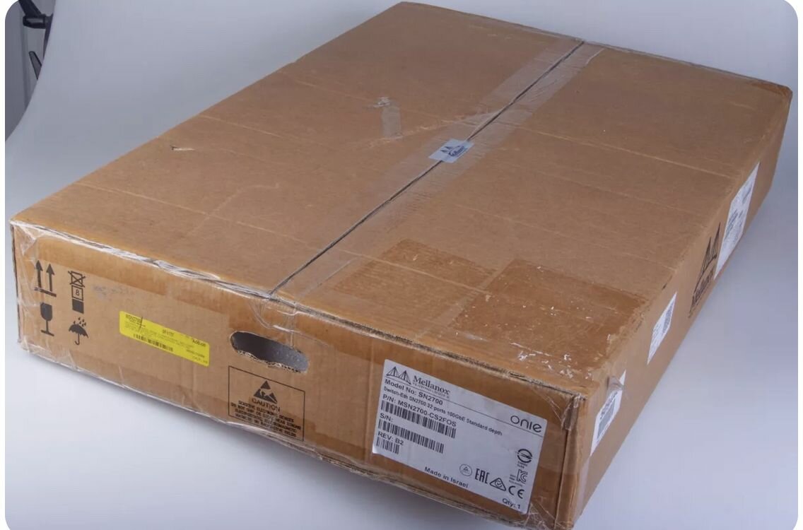 Коммутатор Mellanox MSN2700-CS2R0 32 Port QSFP28 100GBE Onie C2P SN2700 Open ETH