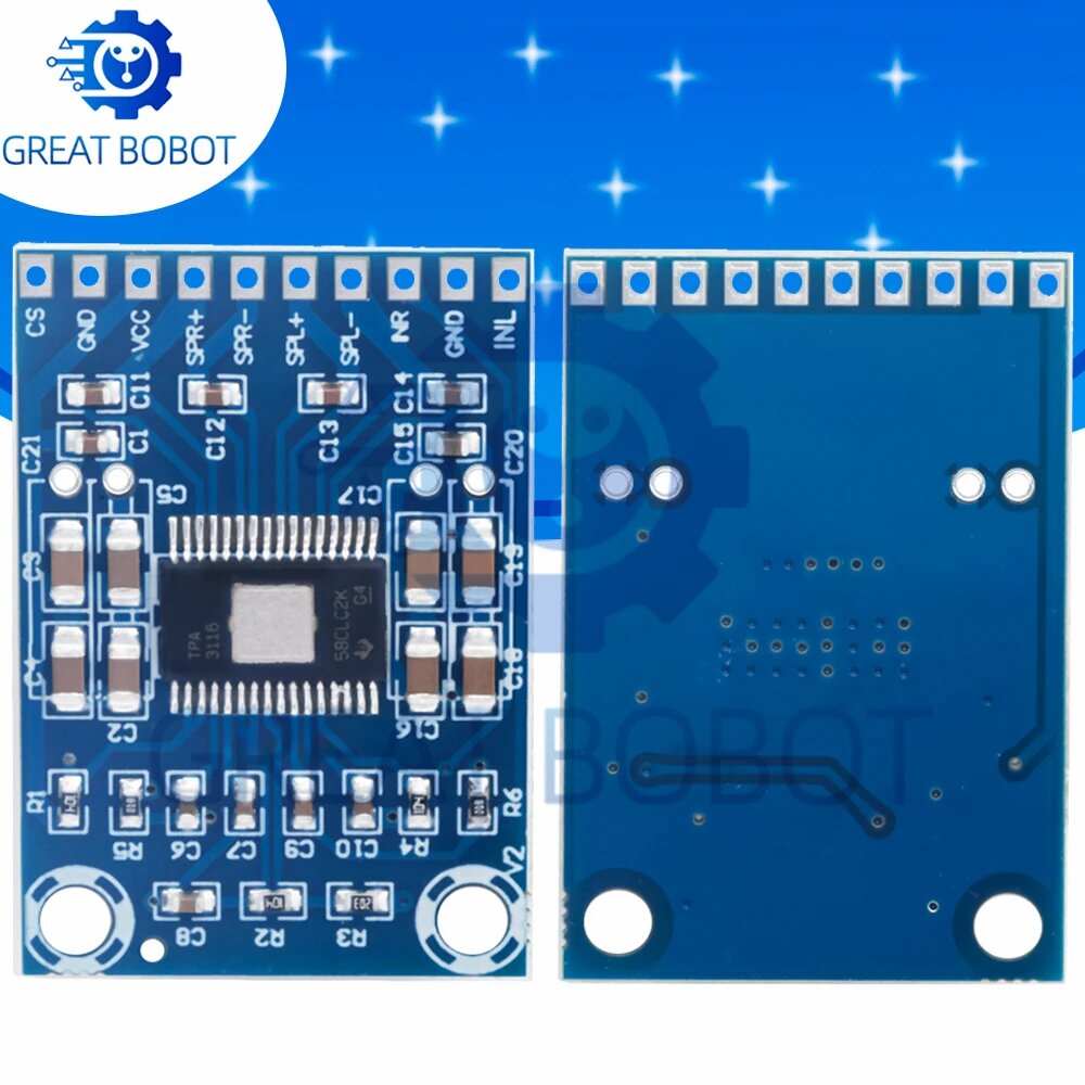 Двухканальный усилитель Baishundianzi XH-M562, 1PC