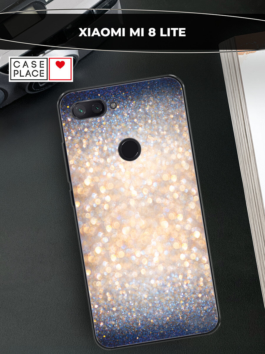 Чехол на Xiaomi Mi 8 Lite (Youth Edition) / Сяоми Ми 8 Лайт (Юс Эдишн) с принтом Мерцание рисунок
