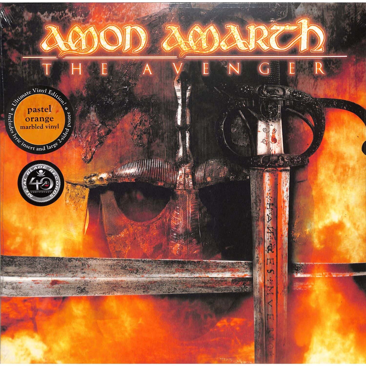 Amon Amarth. The Avenger (LP/Pastel Orange Marbled Vinyl/Reissue/Виниловая пластинка)