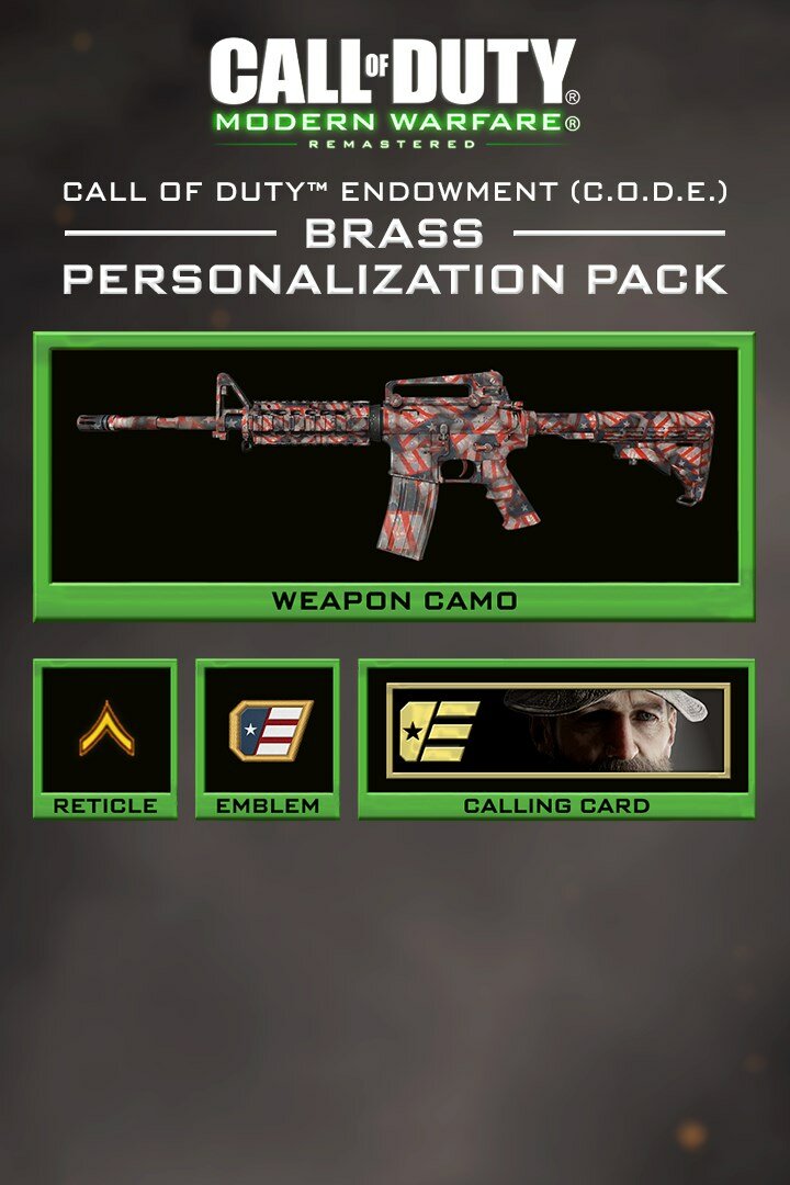 Дополнение Call of Duty: Modern Warfare Remastered C.O.D.E. Brass Pack — Xbox Series X|S, Xbox One — Цифровая версия