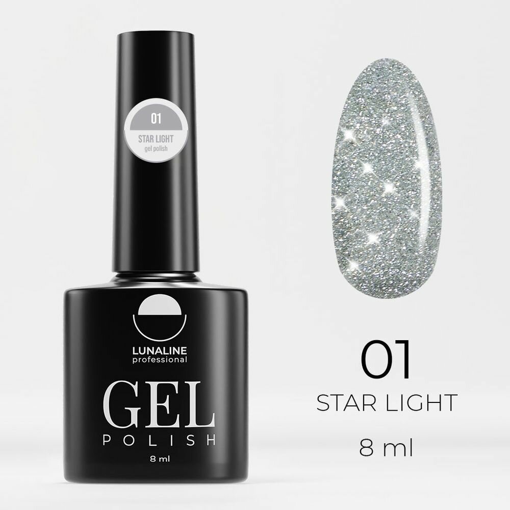 Гель-лак для ногтей Luna Line "Professional", Star Light, тон 01