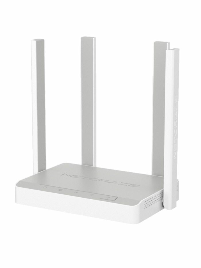 Wi-Fi Роутер Netcraze Viva NC-1913 гигабитный, AC1200, 4xRJ45 1Гбит/с, USB, двухдиапазонный, Mesh