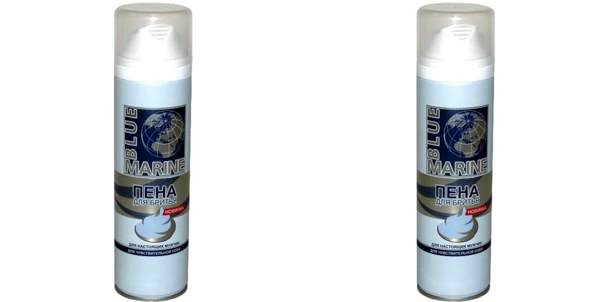 Blue Marine Пена для бритья Festiva, для чувствительной кожи, 200 мл, 2 шт.