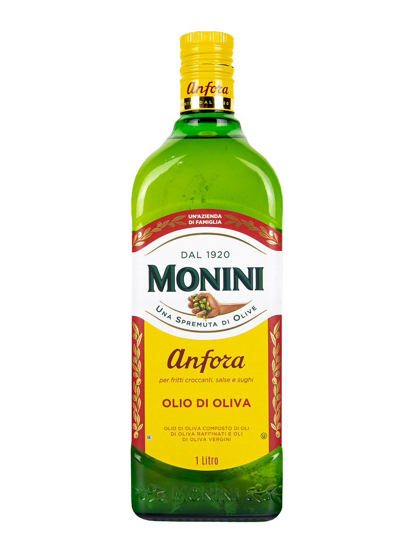 Оливковое масло Monini Anfora рафинированное c добавлением нерафинированного, 1 л