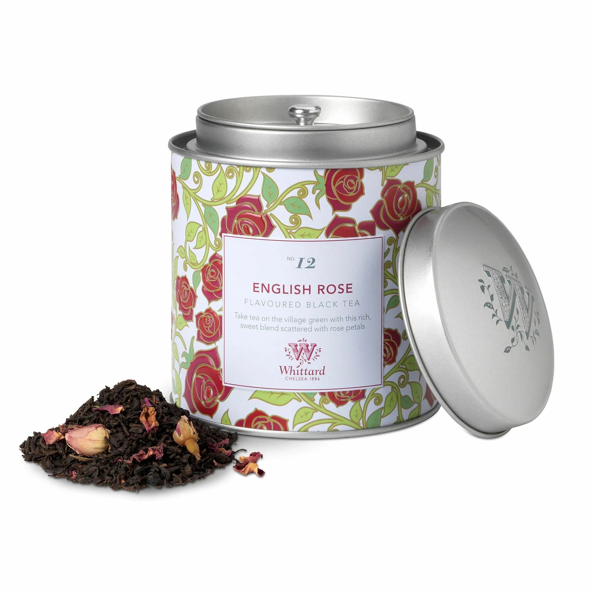 Whittard of Chelsea 1886 Черный листовой чай Tea Discoveries English Rose Tea Caddy, 100г