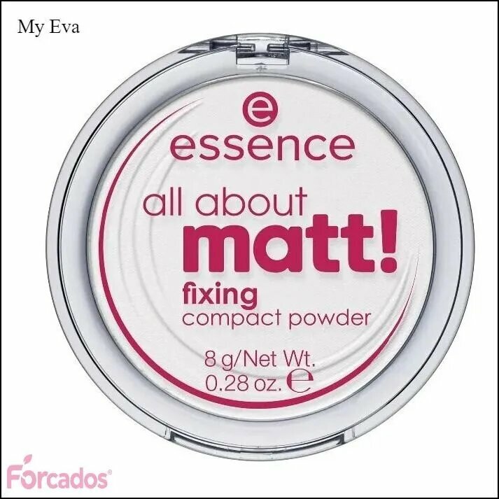 Essence Компактная пудра для всех типов кожи натуральный состав 8 грамм