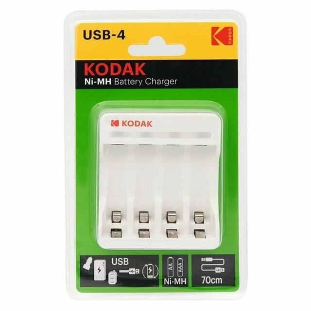 Зарядное устройство Kodak, 4 разъема