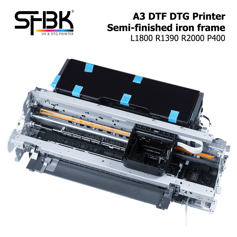 Новая серебряная полуфабрикатная железная рама для принтера Epson DTF DTG A3 R1390 R2000 L1800 P400, базовая стойка для принтера без печатающей головки