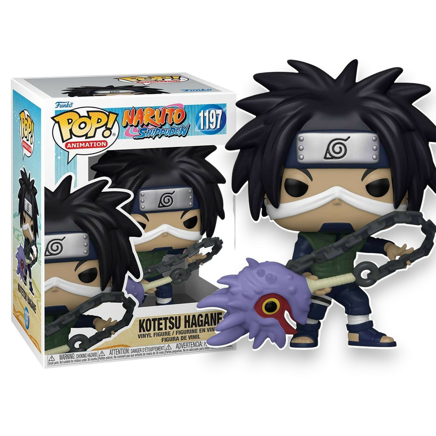 Фигурка Котецу Хагане Наруто "Naruto Shippuden Kotetsu Hagane w Weapon" от Funko POP! 1197