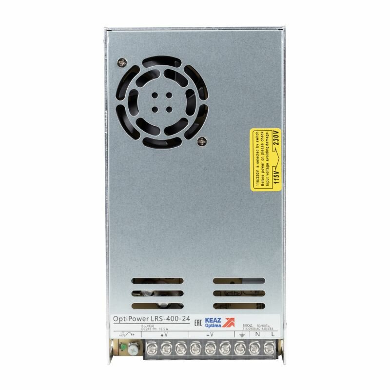 Блок питания панельный OptiPower LRS 400-24 16.6A КЭАЗ 328891