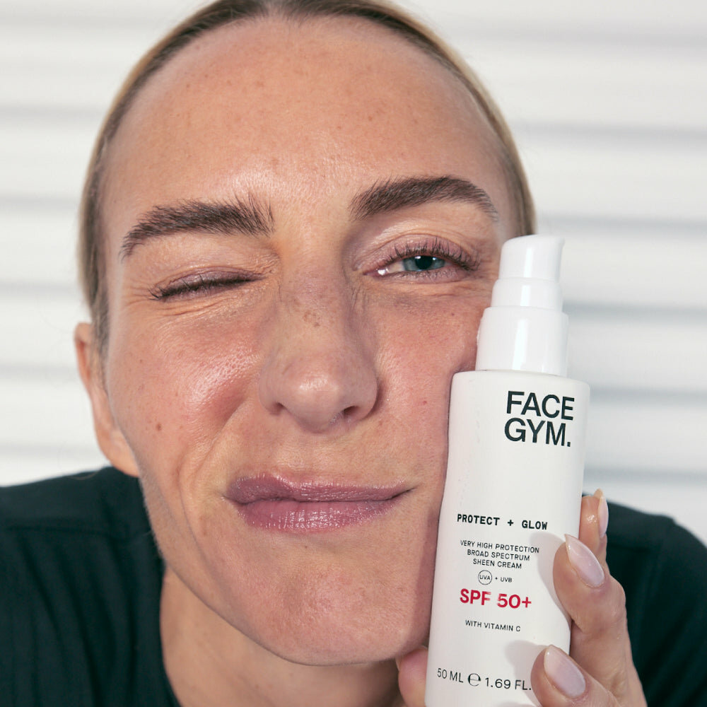 FACEGYM. Сияющий солнцезащитный крем SPF 50 Protect & Glow SPF 50+, 50 мл