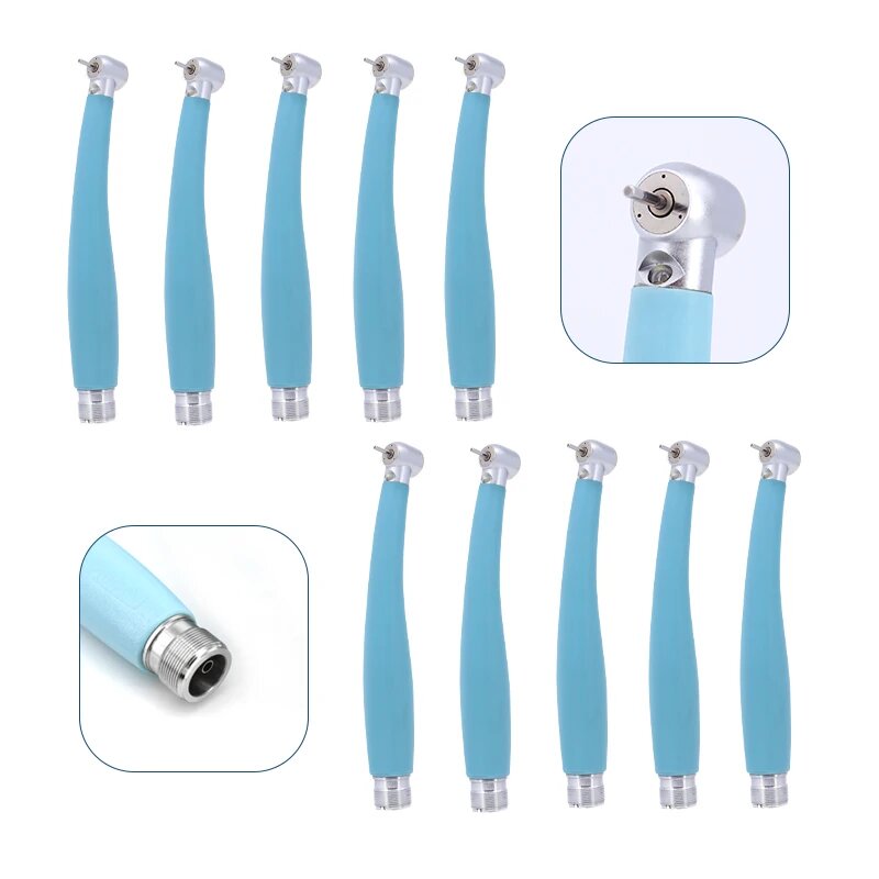 10 шт. Стоматологический наконечник, LED, 2 hole