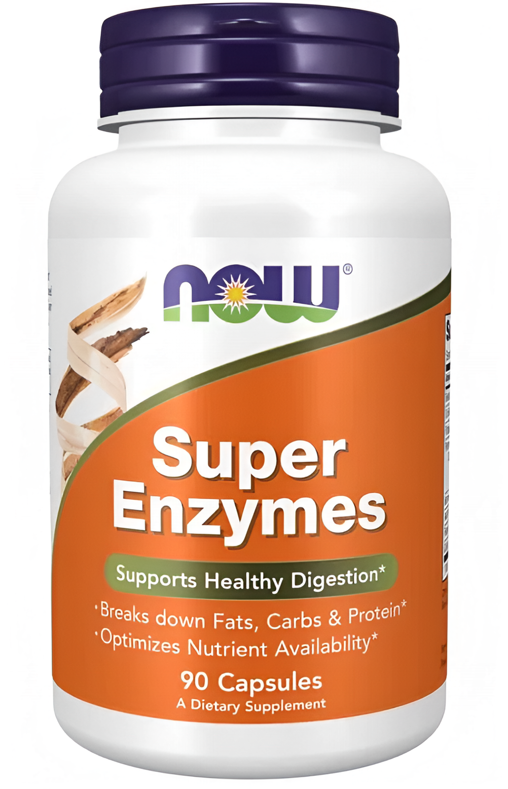 NOW Super Enzymes, 90 капсул, для улучшения пищеварения, США