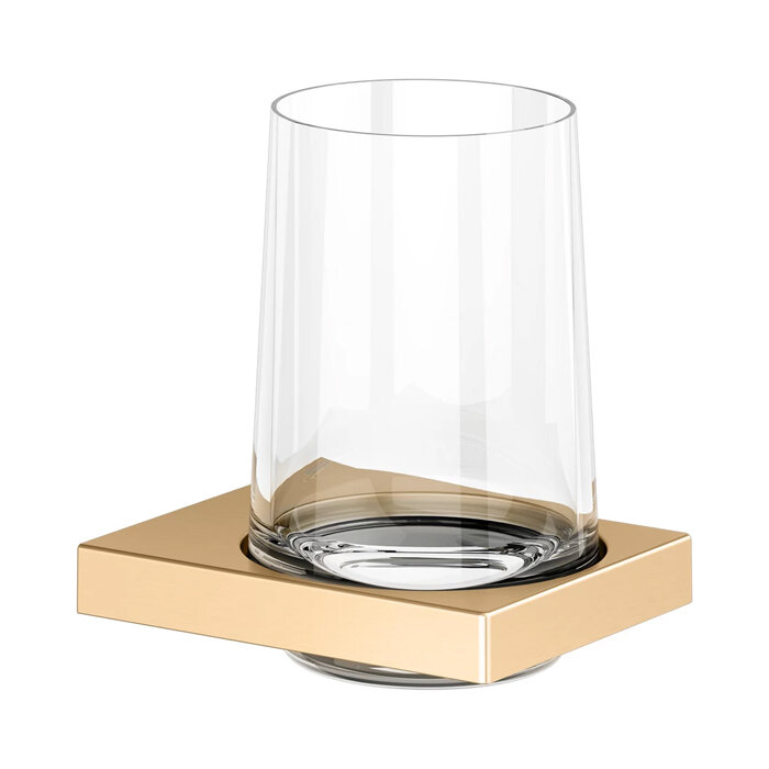 Стакан Keuco EDITION 11 11150259000 подвесной хрустальный, цвет: brushed brass
