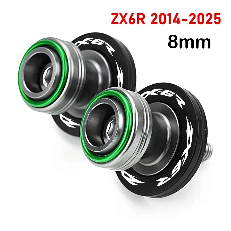 Слайдер для Kawasaki ZX6R 2014-2025 M8, зеленый