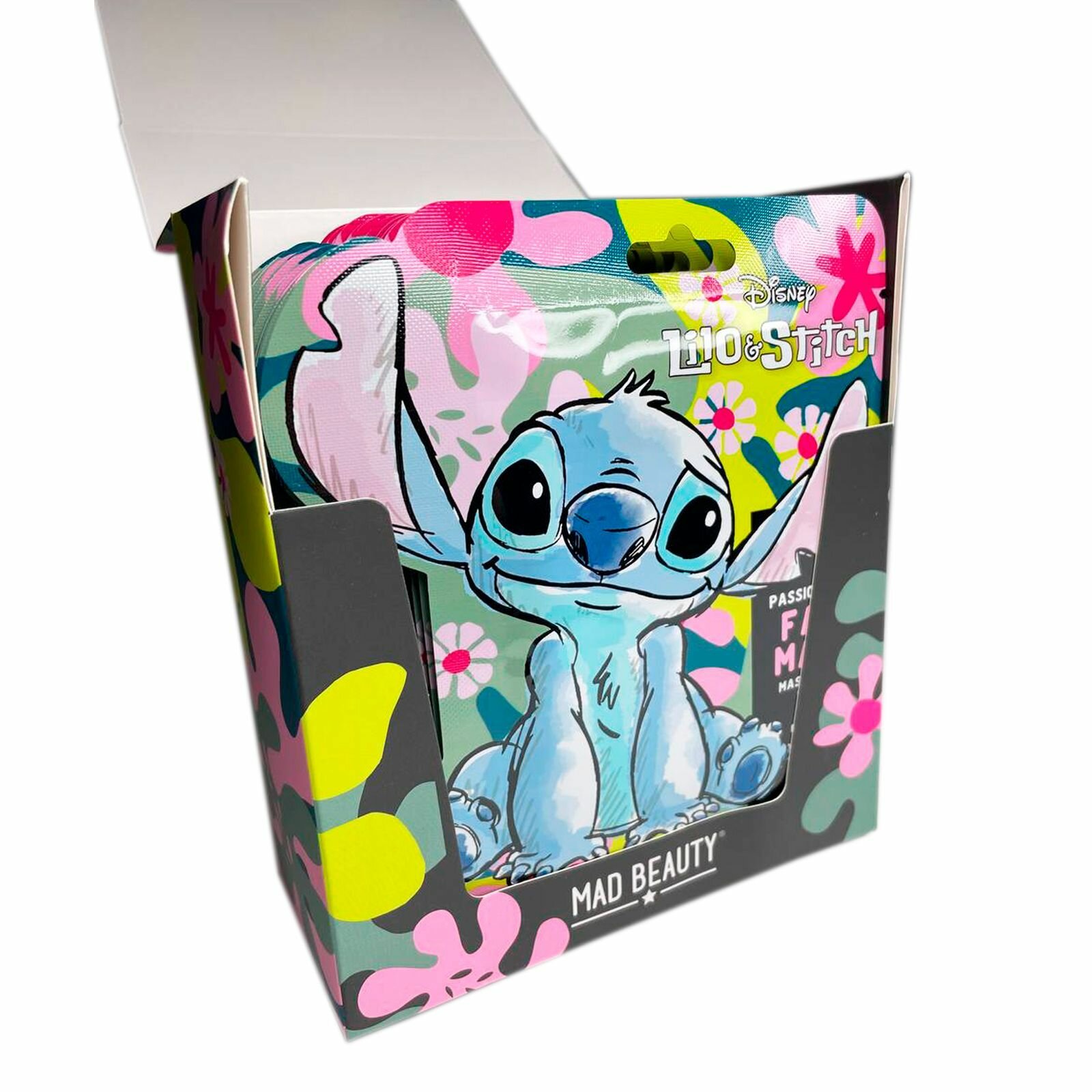 Увлажняющая маска для лица с экстрактом маракуйи Lilo&Stitch 12 шт