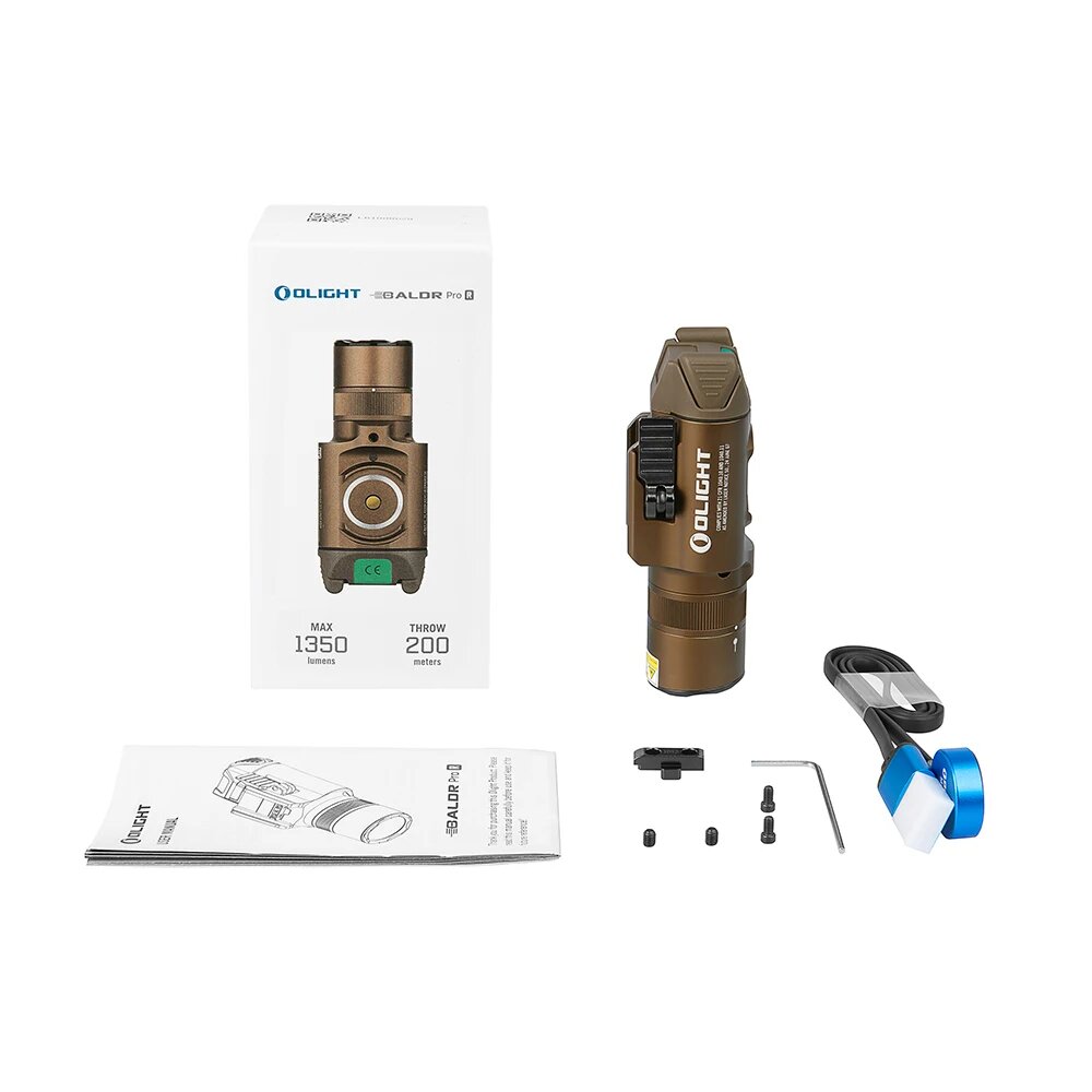 Olight Baldr Pro R 1350 люмен алюминиевый фонарь меняющийся