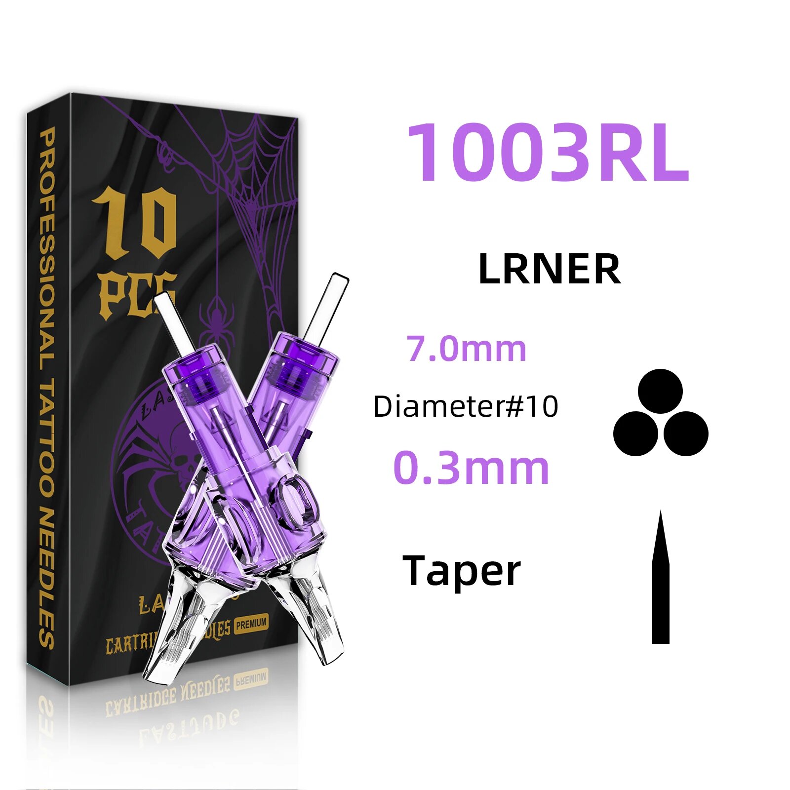 LASTJUDG Иглы для татуировки 10 шт. 1003RL