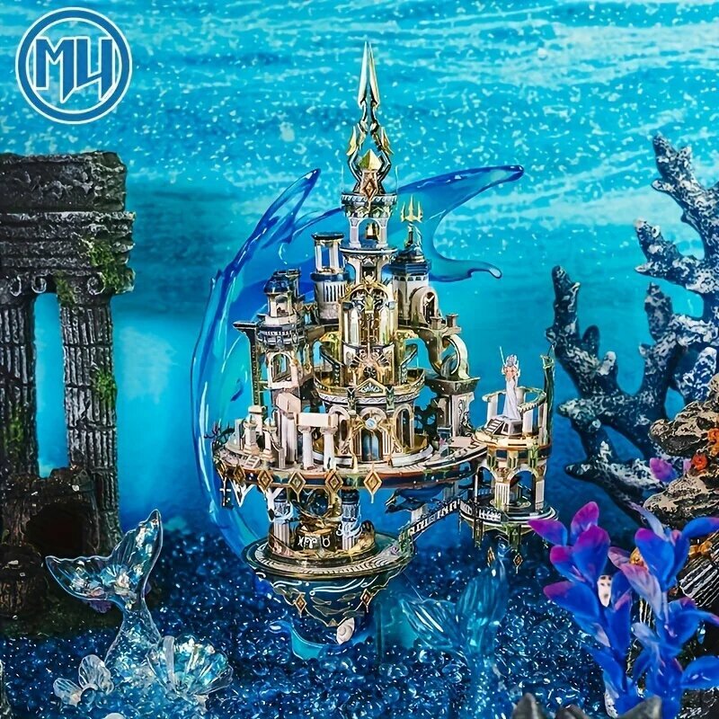 Металлический 3D пазл MU Atlantis