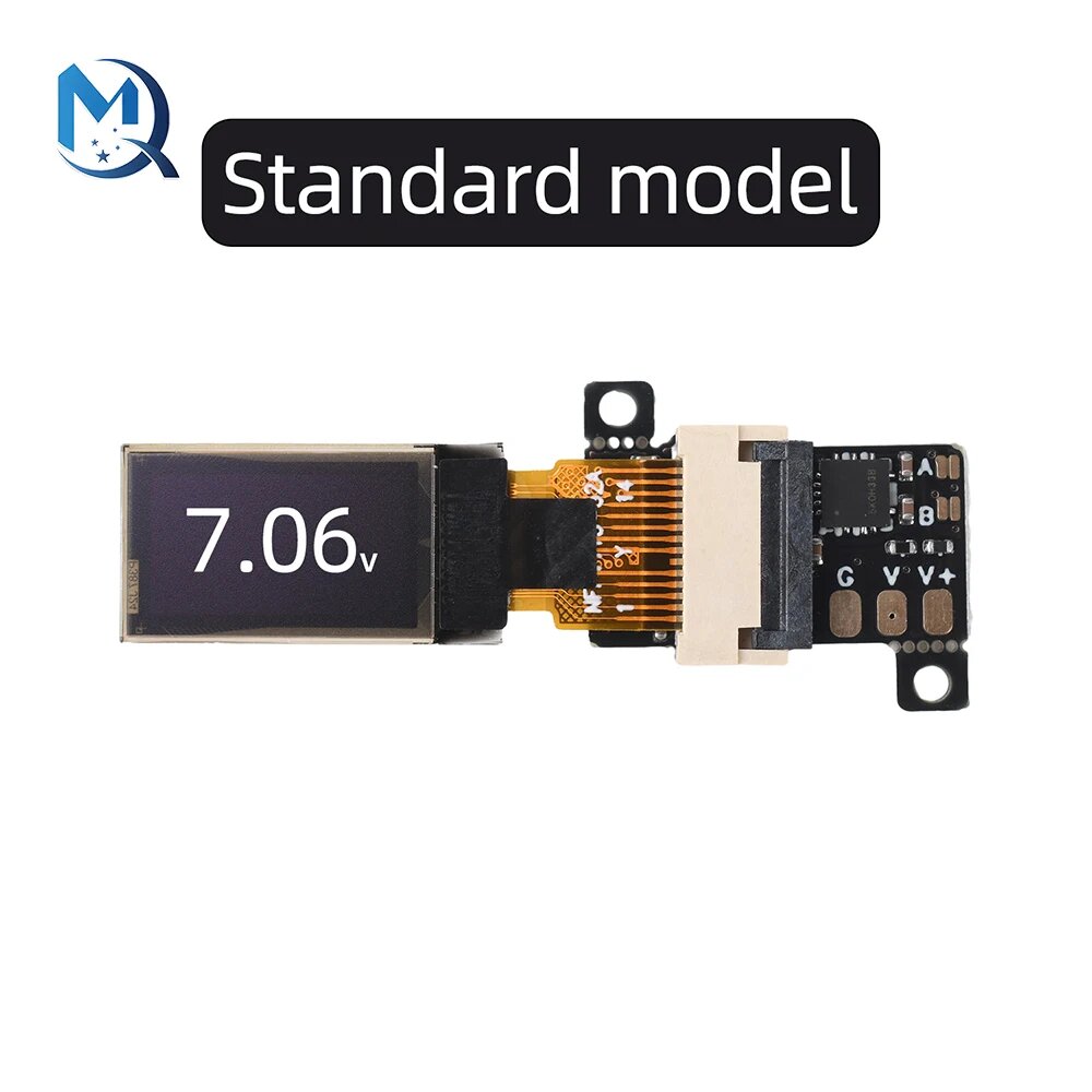 Цифровой вольтметр Ziqqucu 0-30В 0.5-дюймовый OLED standard version