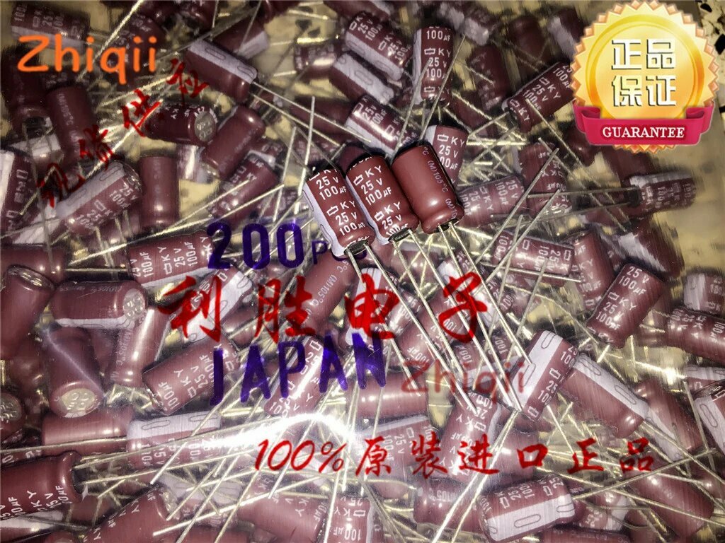 Конденсаторы NIPPON CHEMI-CON 100 мкФ 25В 50pcs
