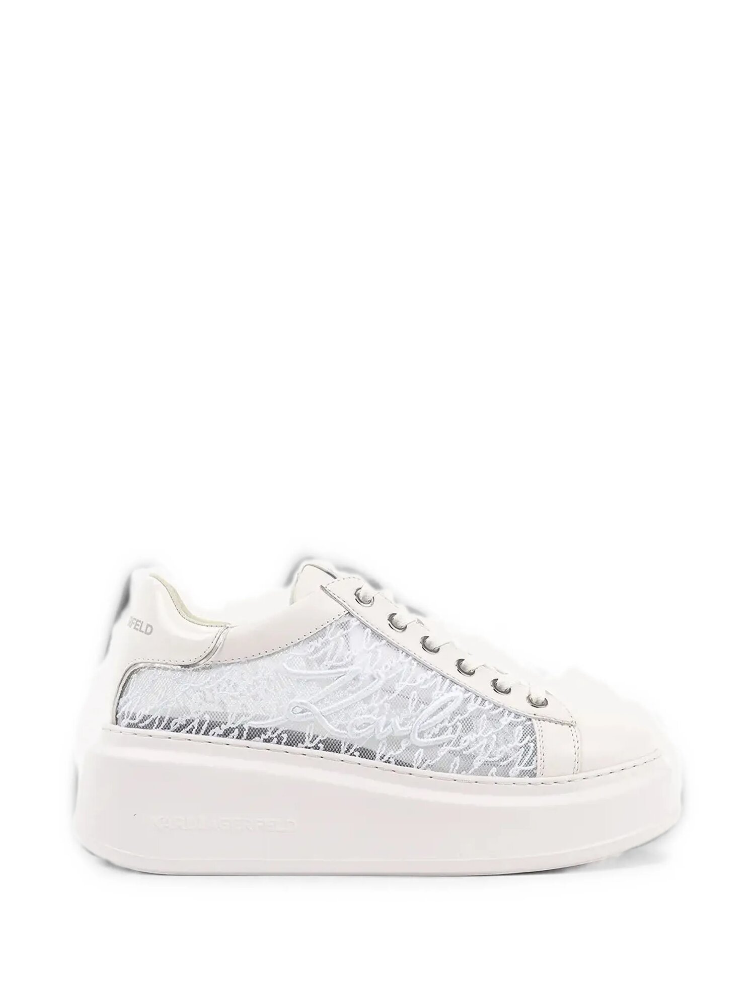 Кроссовки Logo-embroidered mesh sneakers