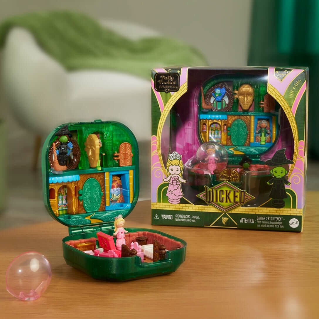 Игровой набор Polly Pocket Wicked Collector, с мини-куклами, пластик, переносной, до 12см