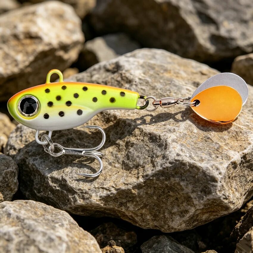 Металлическая приманка VIB 10g, Цвет B-With hook