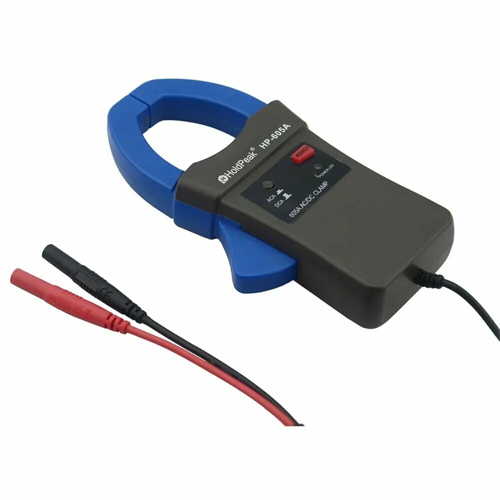 HoldPeak HP-605A Зажим-Адаптер 600A AC/DC Ток LED Мощность 45 Мм