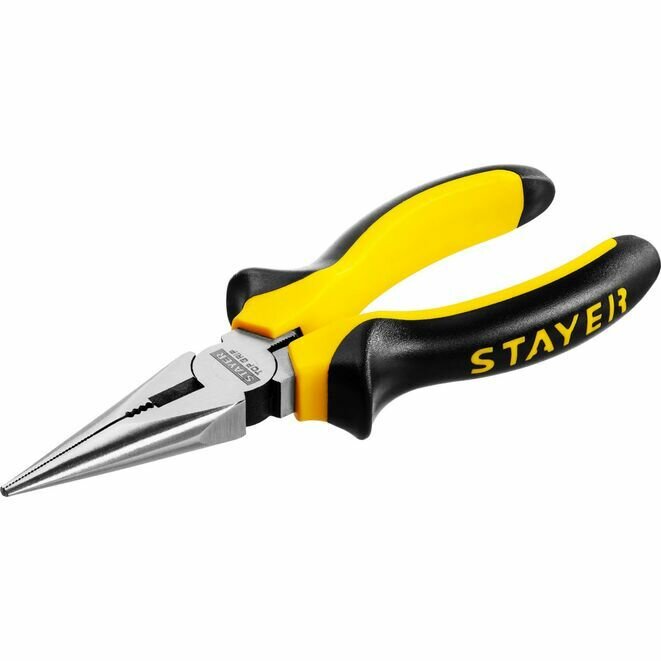 Тонкогубцы TOPGrip STAYER 160 мм