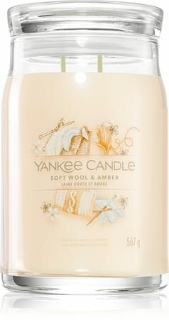 Свеча Yankee Candle Soft Wool & Amber, унисекс, 56,7 г