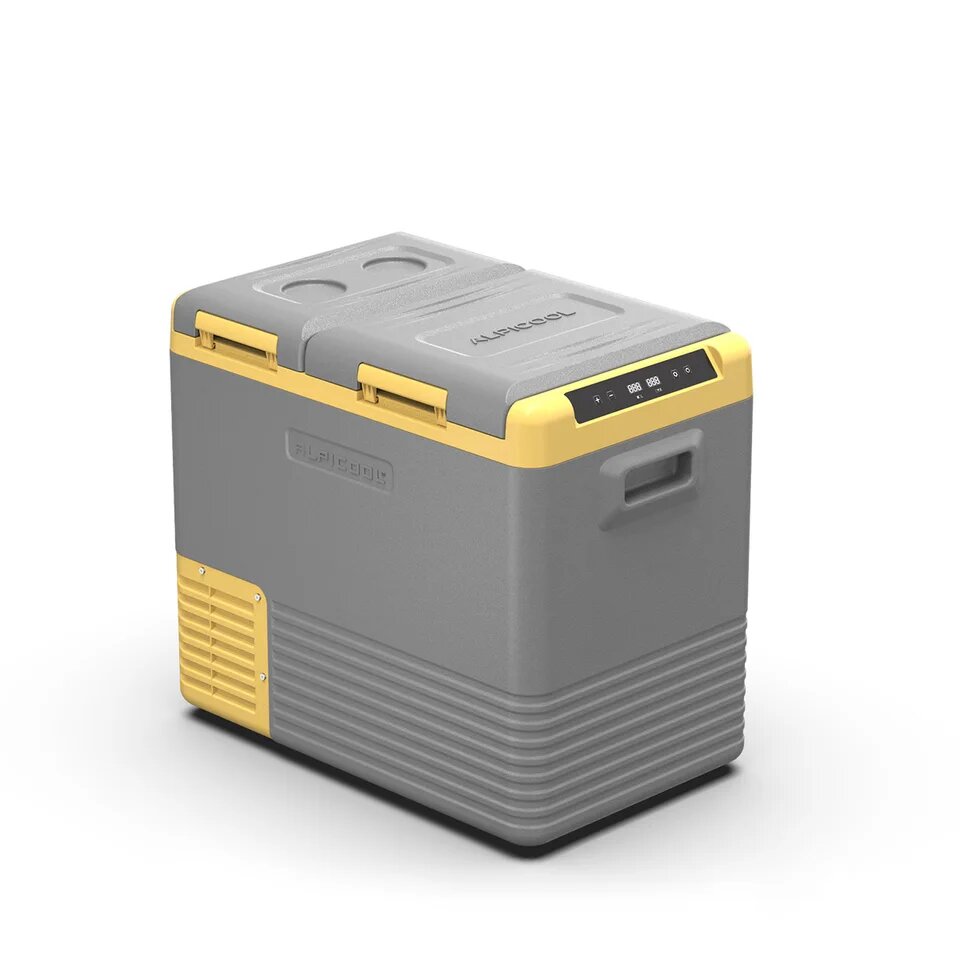 Мини-холодильник DC12/24V AC220V 35L/45L/55L Электронный охладитель Переносные холодильники Двухзонный холодильник 12v для автомобиля, дома, открытом воздухе