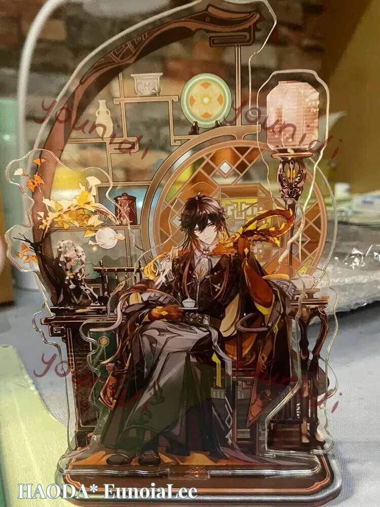 Фигурка акриловая Genshin Impact (Геншин Импакт) EunoiaLee Zhongli,10cm 1 шт.
