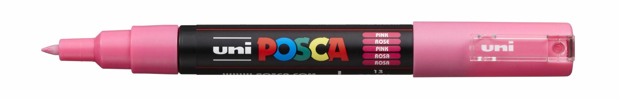 Маркер POSCA PC-1M, розовый, 0,7 мм, пулевидный наконечник (номер цвета 13)