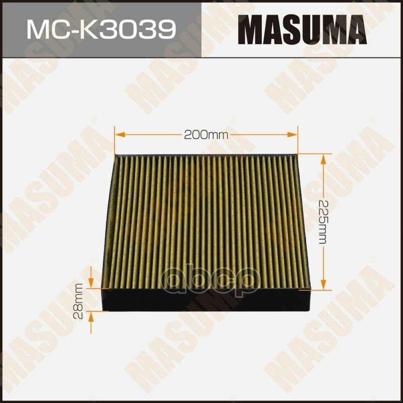 Фильтр салона Masuma арт. MC-K3039