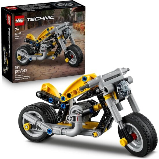 Конструктор Lego Technic 42225 Жёлтый мотоцикл