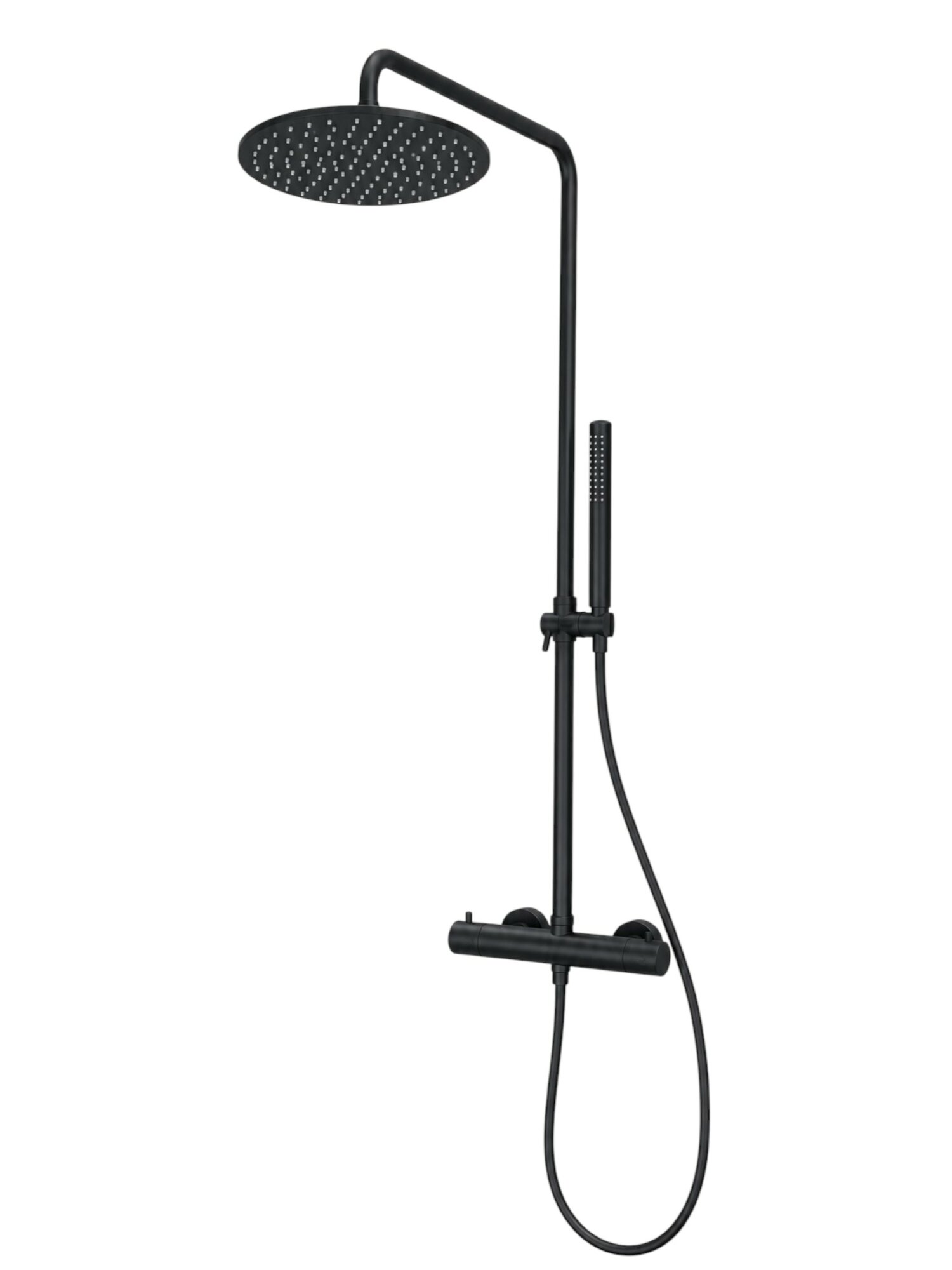 Душевая система термостатическая Fiore KEVON BLACK MATT 44NN0932, черный