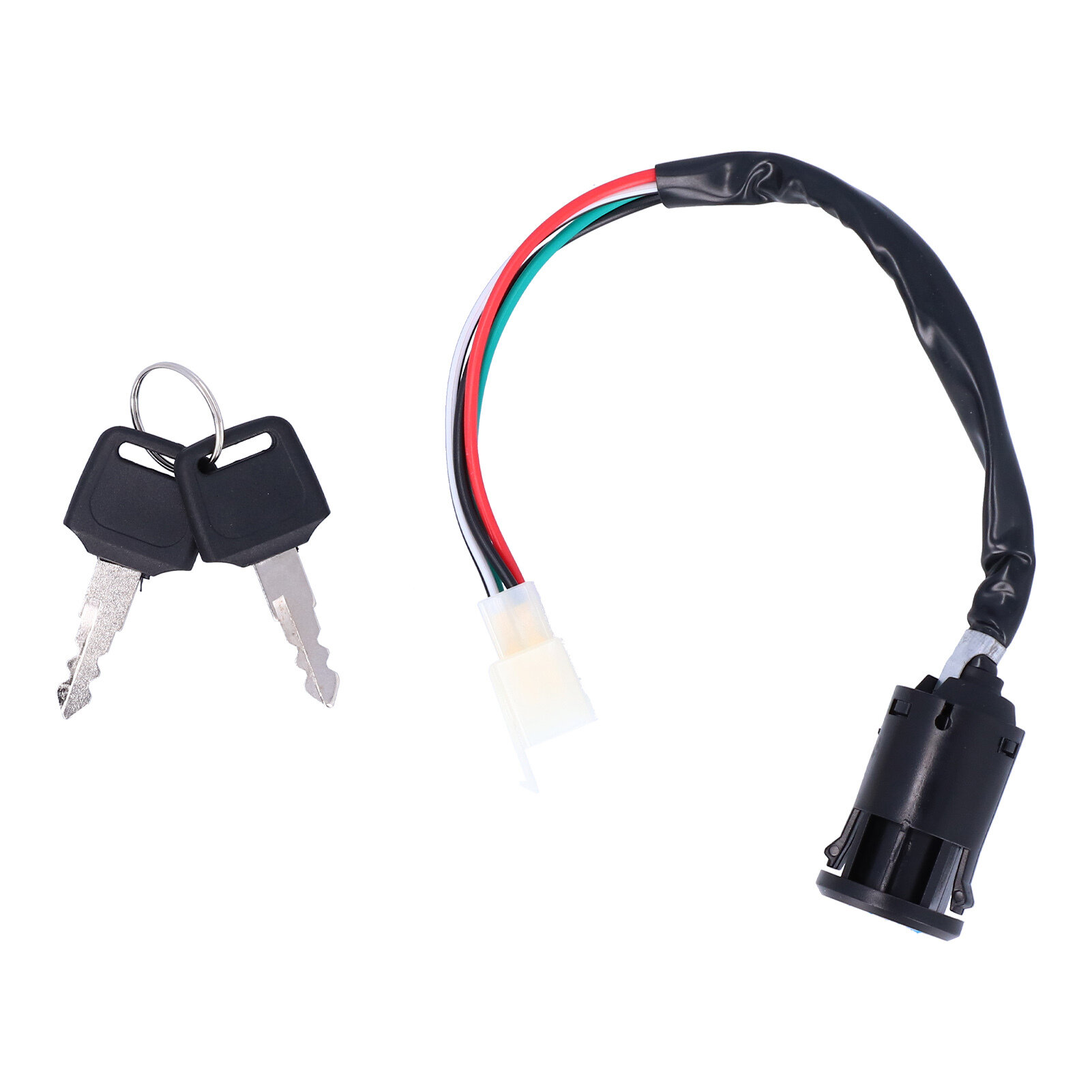 4-проводной переключатель зажигания с 2 ключами, подходит для 50cc 110cc 125cc 250cc PIT Quad Dirt Bike ATV Electric Scooter