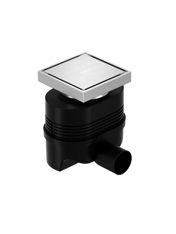 Душевой трап Allen Brau Priority 9.50023. BN 10x10, в пол, с сифоном