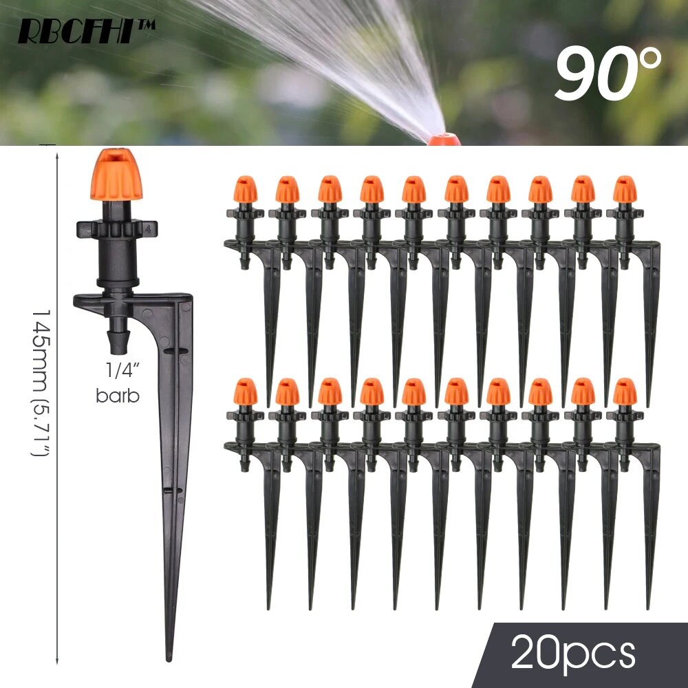 Садовые разбрызгиватели RBCFHI 20 шт. B-20PCS-90
