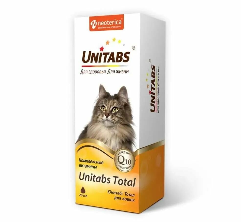 Витамины Unitabs для кошек Total, 20 мл