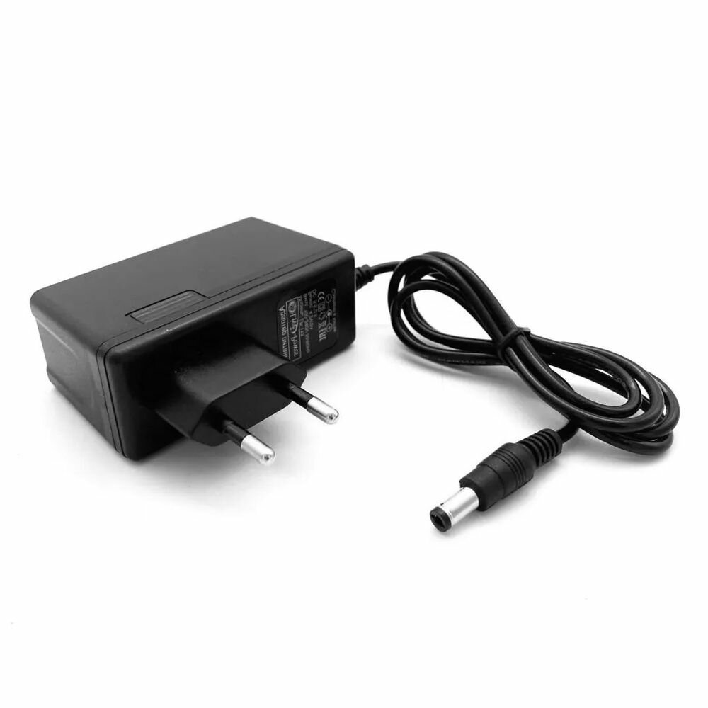 Блок питания, сетевой адаптер 12В 2А ( 12V / 2A ), штекер 5.5x2.5 мм, индикатор питания